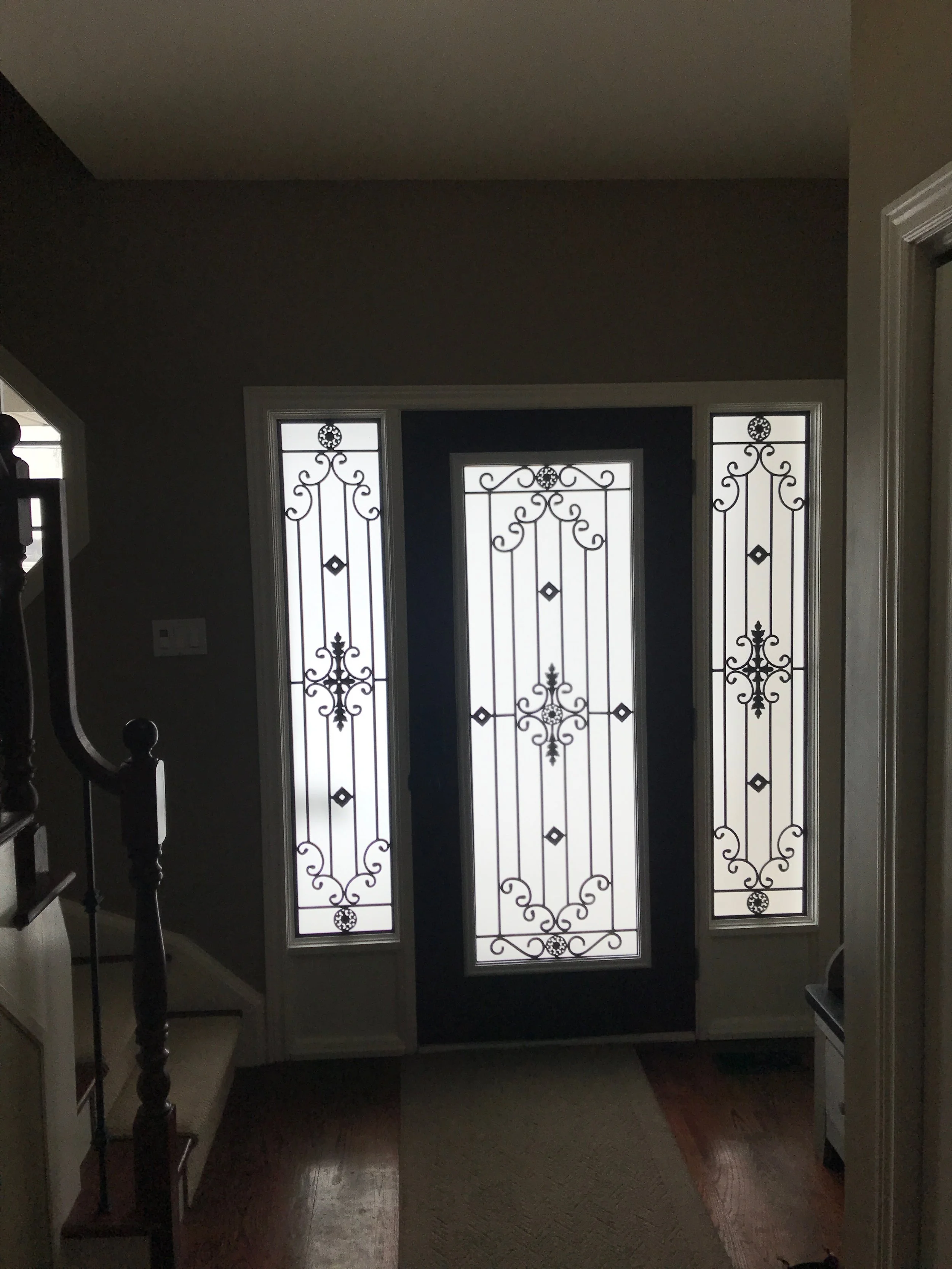 Wrought Iron Glass Inserts (Photo Gallery) — Distinctive Glass Inserts ...