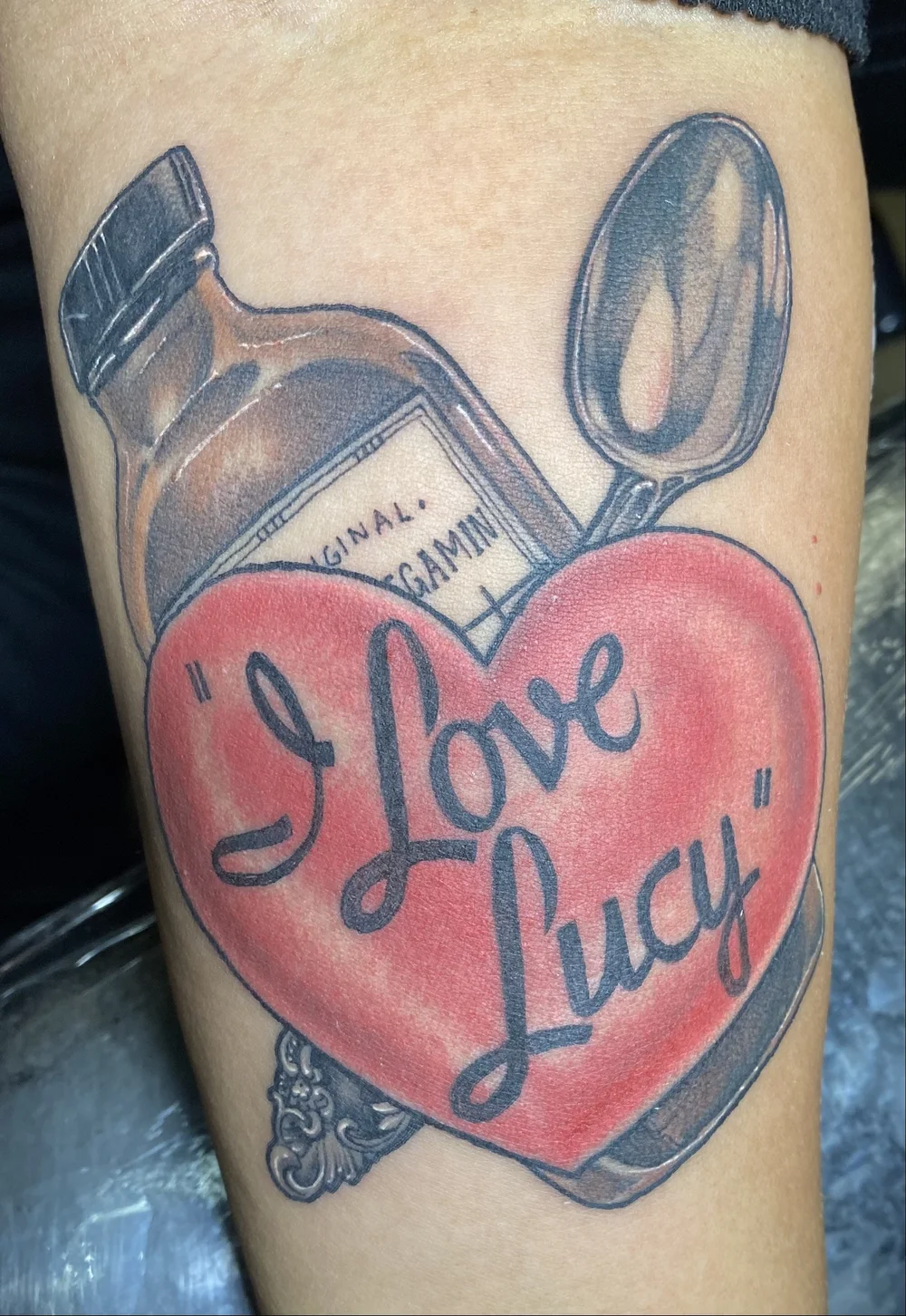 I Love Lucy Logo Tattoo