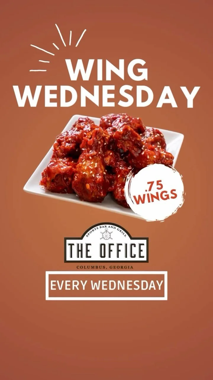 Menu — The Office Sports Bar & Grill Columbus, GA