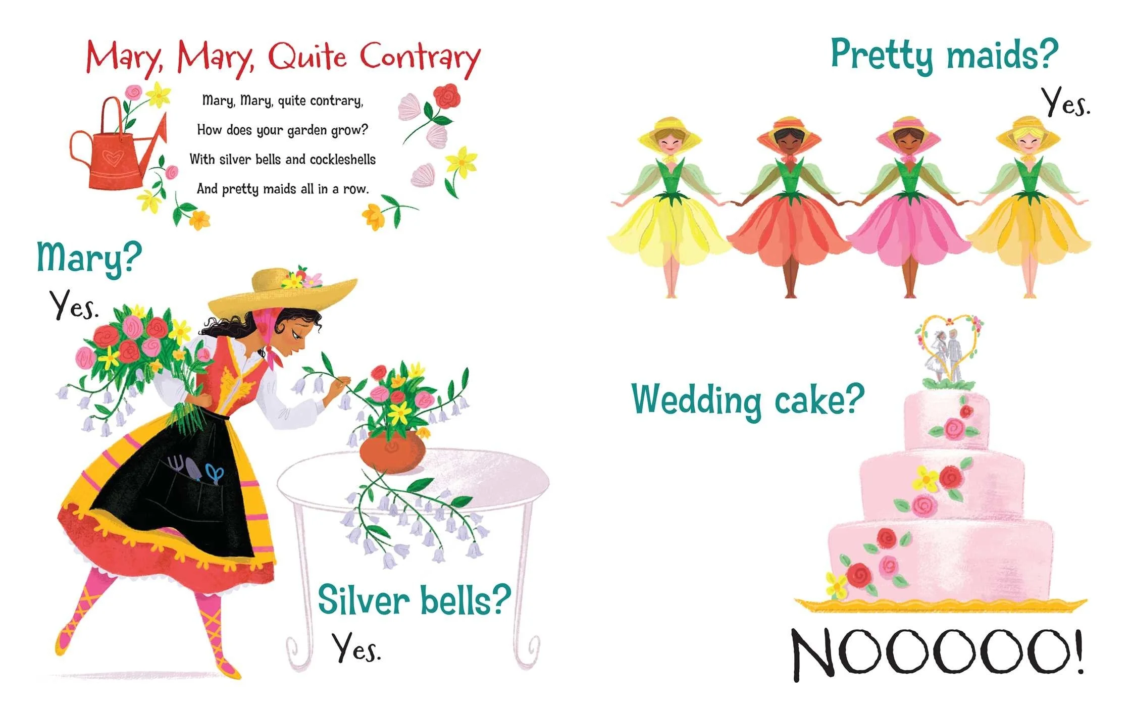 Mary Mary Quite Contrary Clipart