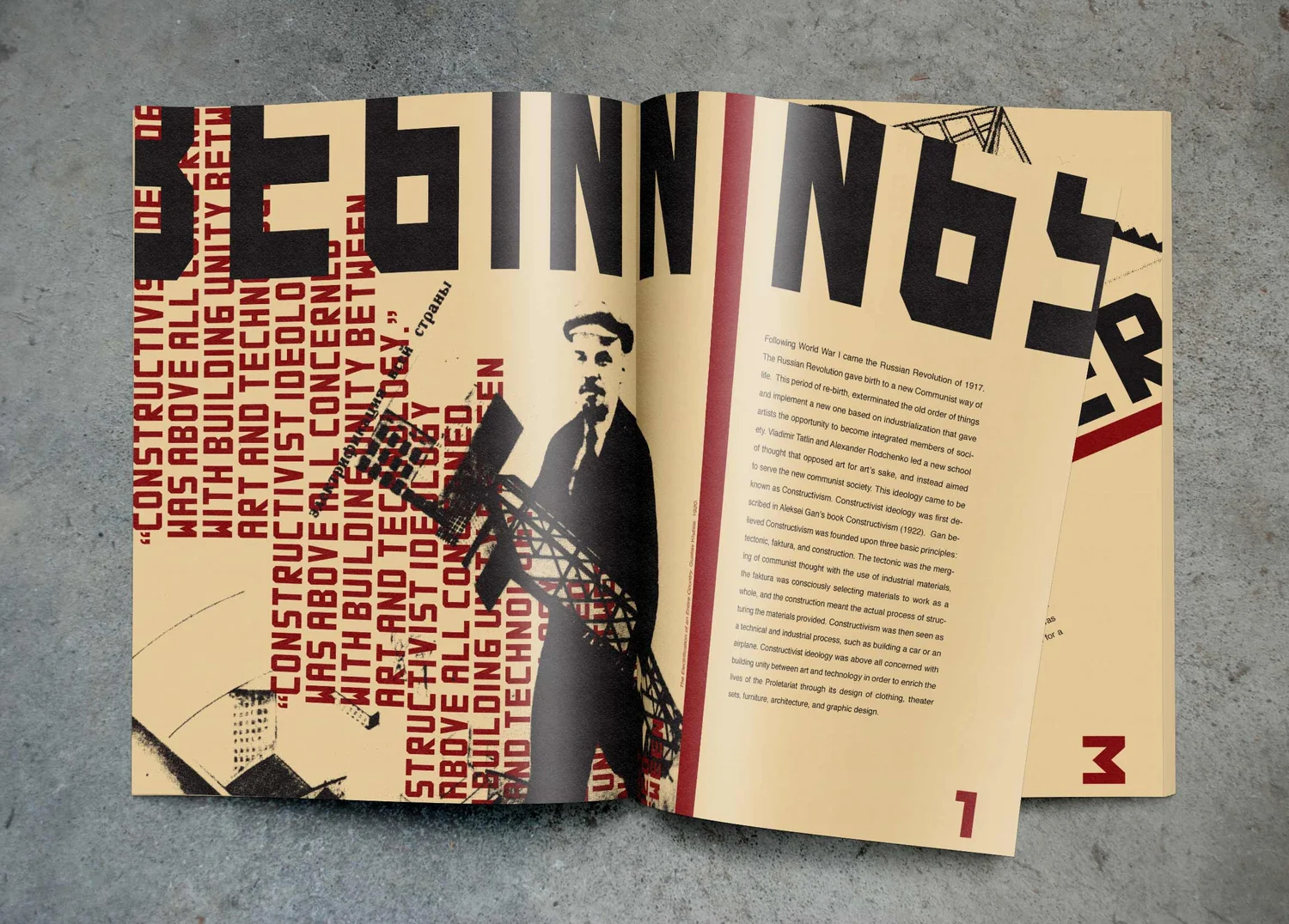 Constructivism Typography