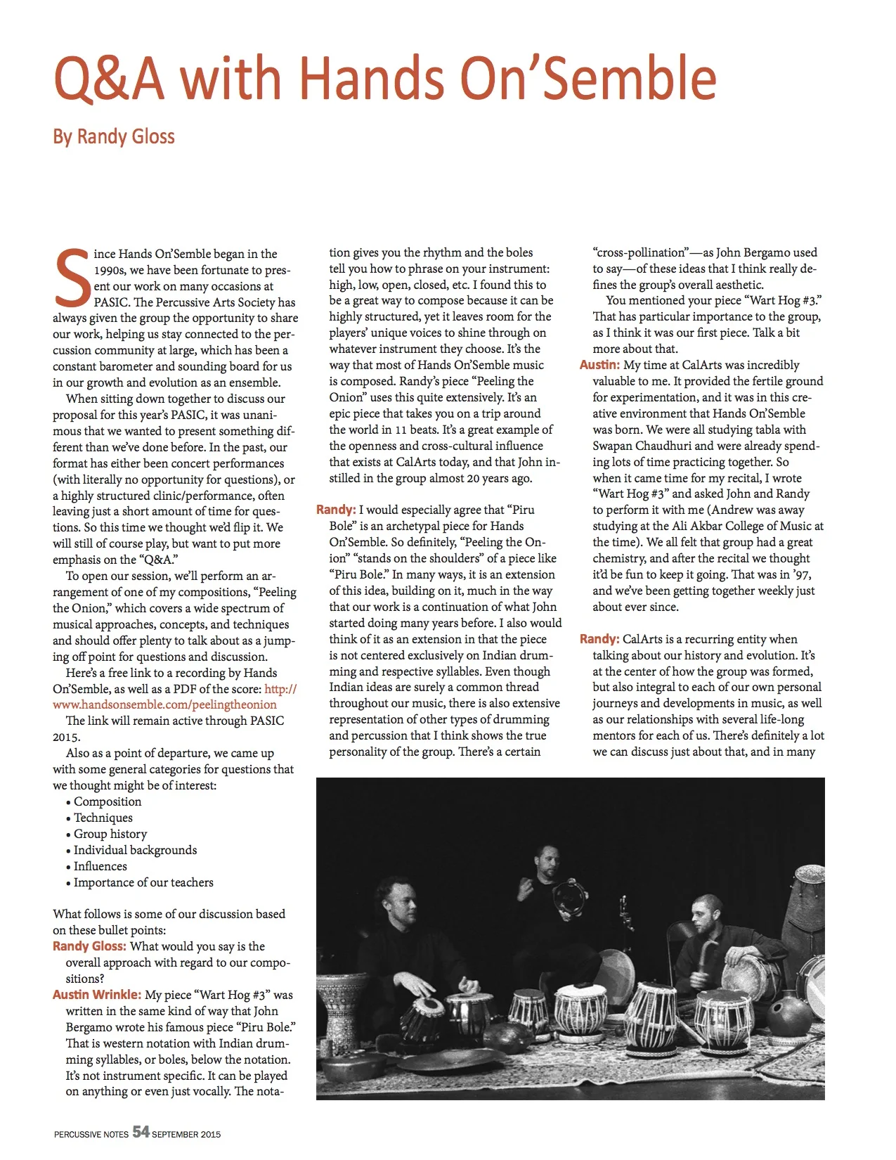 Articles — Randy Gloss