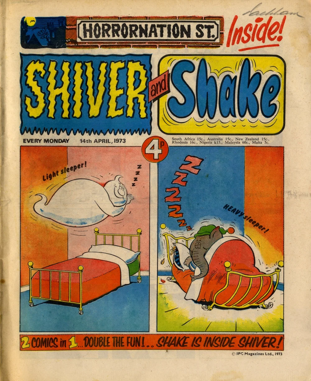 Covers gallery: Shiver and Shake, and Ken Reid's Creepy Creations ...