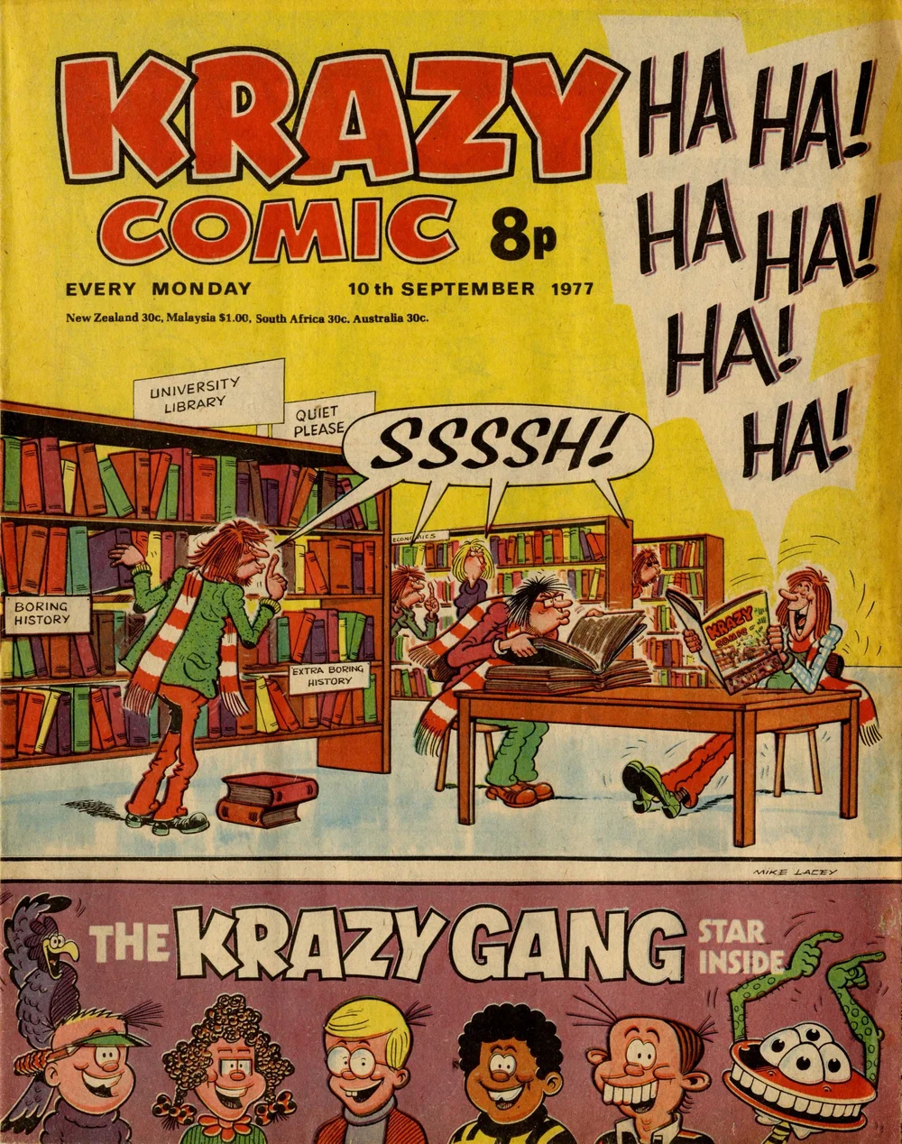 On this day, 10 September 1977: Krazy — GREAT NEWS FOR ALL READERS!