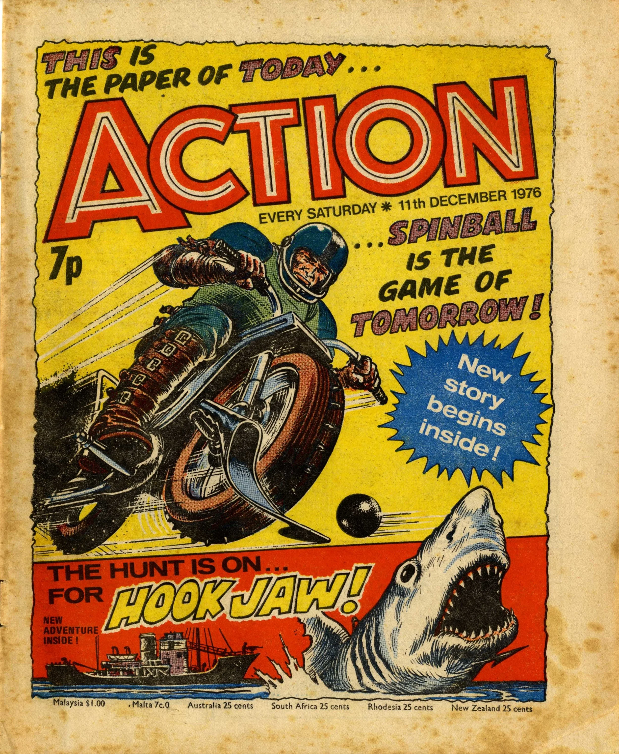 On this day, 11 December 1976: Action — GREAT NEWS FOR ALL READERS!
