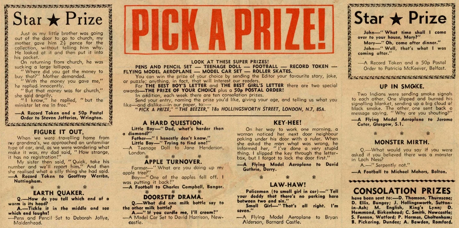On this day, 1 January 1972: The Beezer — GREAT NEWS FOR ALL READERS!