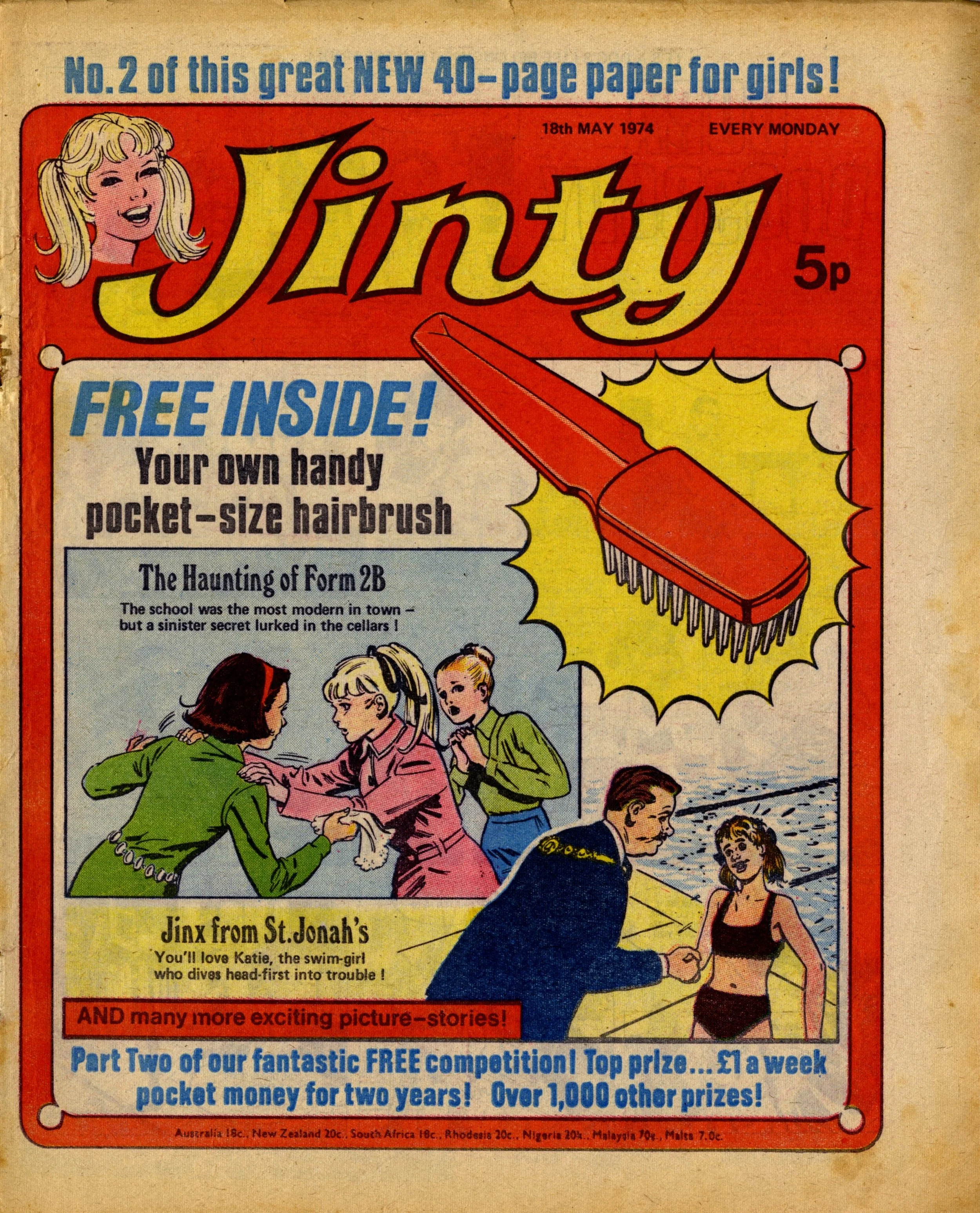 On this day, 18 May 1974: Jinty — GREAT NEWS FOR ALL READERS!