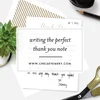 Helpful Tips for Writing Thank You Notes — Chelsey Emery