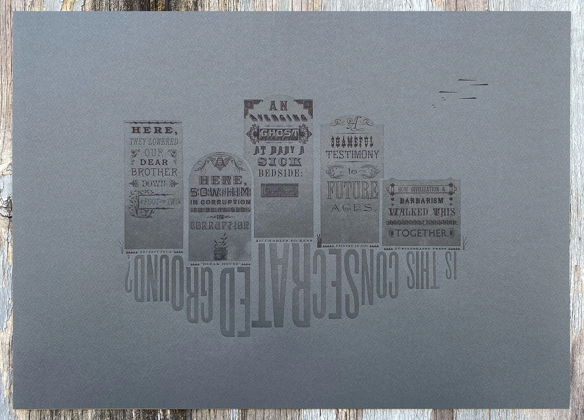 Consecrated Ground — Starshaped Press