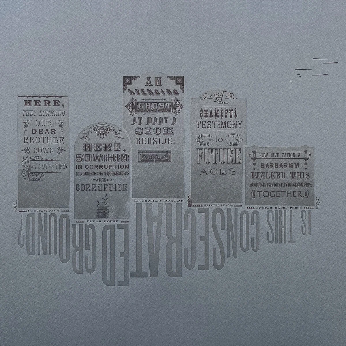 Consecrated Ground — Starshaped Press