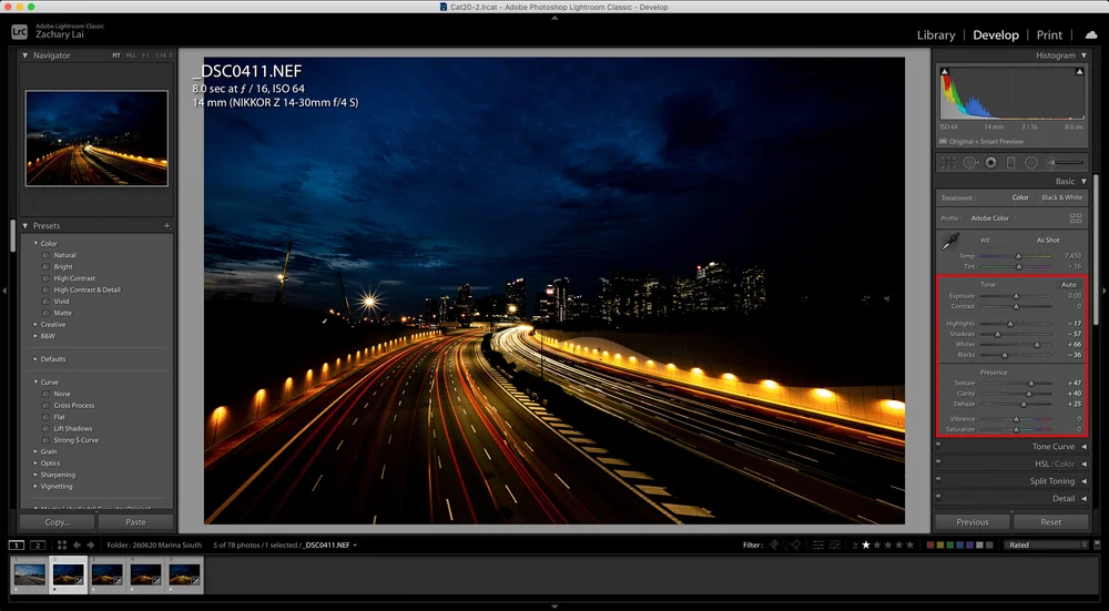 Quick and Easy Light Trails Stacking — Zachary Lai Photography