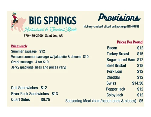 Deli/Provisions — Big Springs Trading Co.