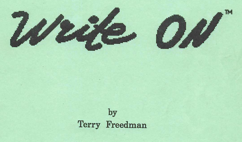A Practical Guide to Write On — Writers' know-how -- Terry Freedman