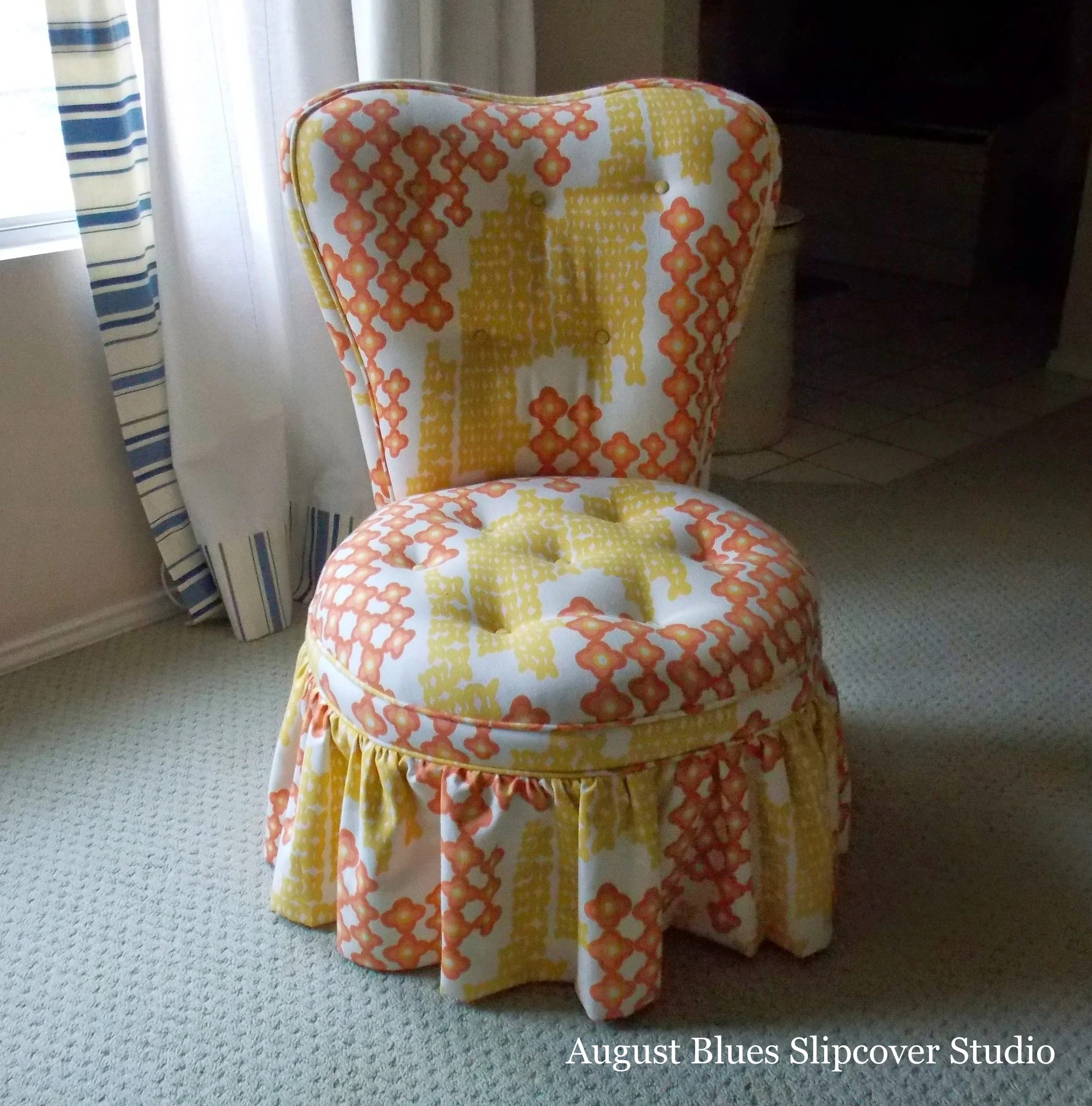 CUTE Boudoir Chair — August Blues