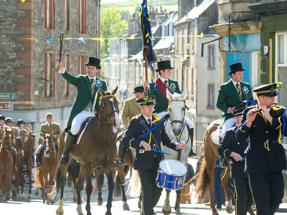 Scottish Borders and Common Riding in Scotland — Equescapes Equestrian ...