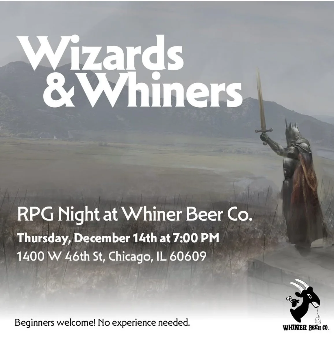 TAP ROOM/ EVENTS — Whiner Beer Company