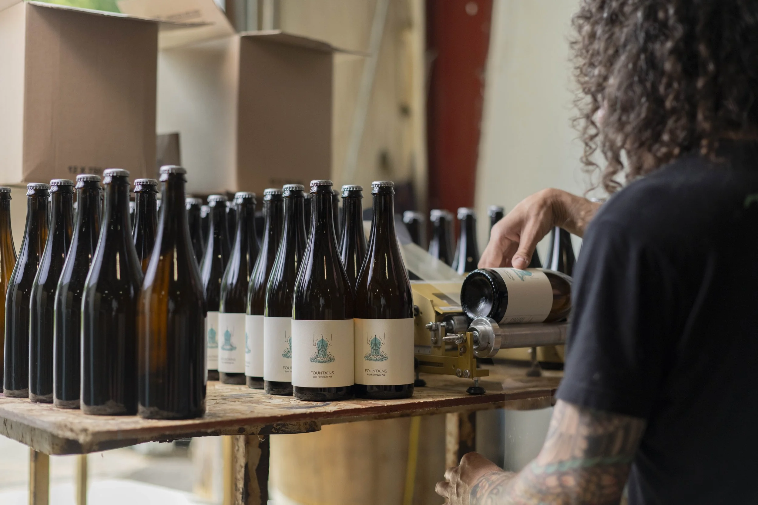 Fountains: A New Botanical Farmhouse Ale — Hudson Valley Brewery