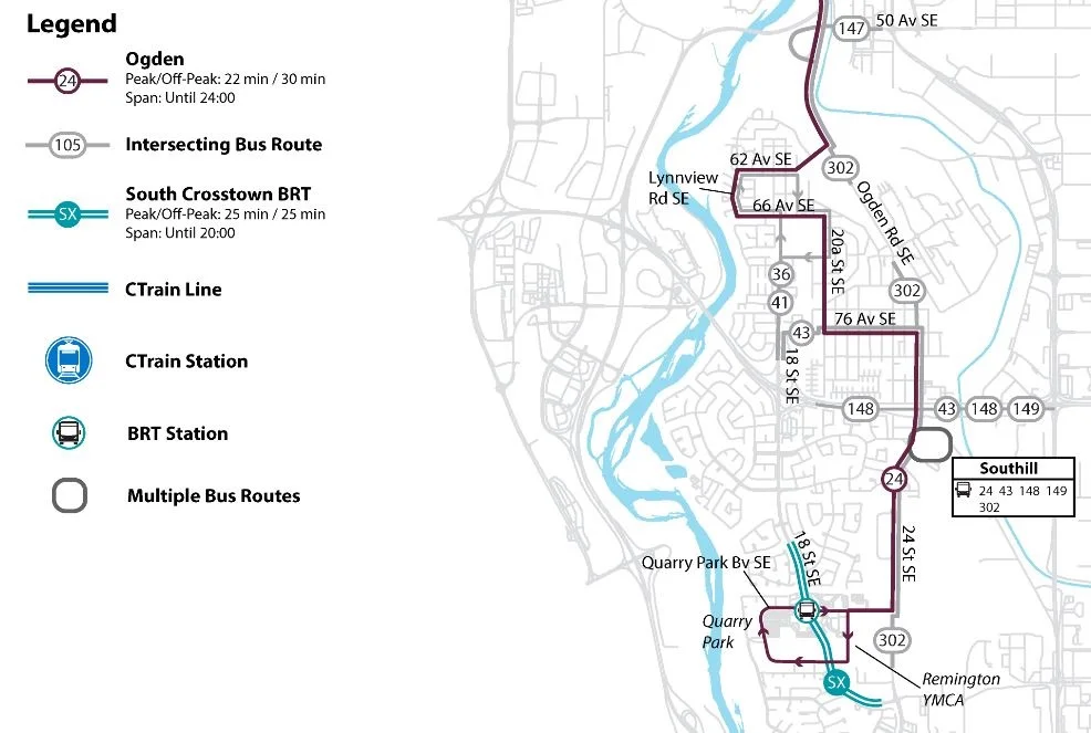 Survey: Route 24 Ogden Bus Service Change — Ward 9 Great Neighbourhoods ...