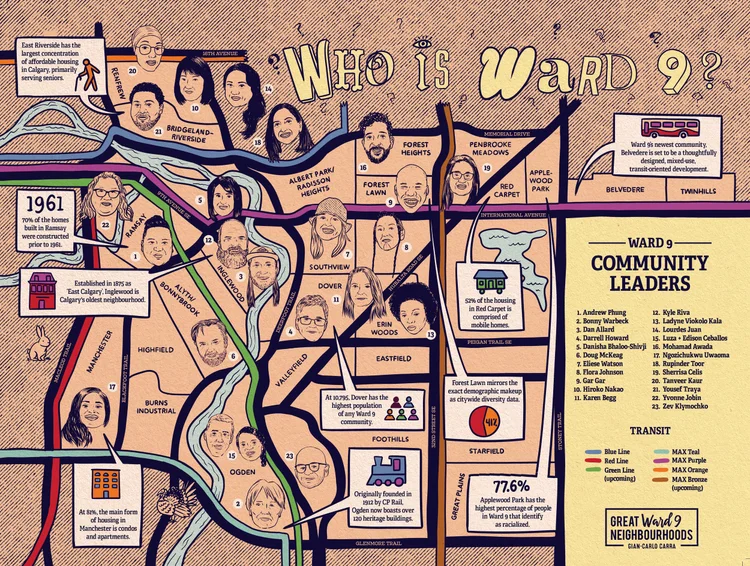Explore Who is Ward 9? Map — Ward 9 Great Neighbourhoods Calgary – Gian ...