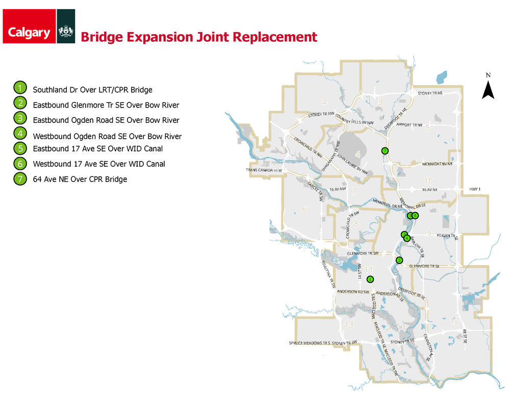 Bridge Expansion Joint Replacement - 17th Ave SE + Bonnybrook Bridge — Ward 9 Great ...