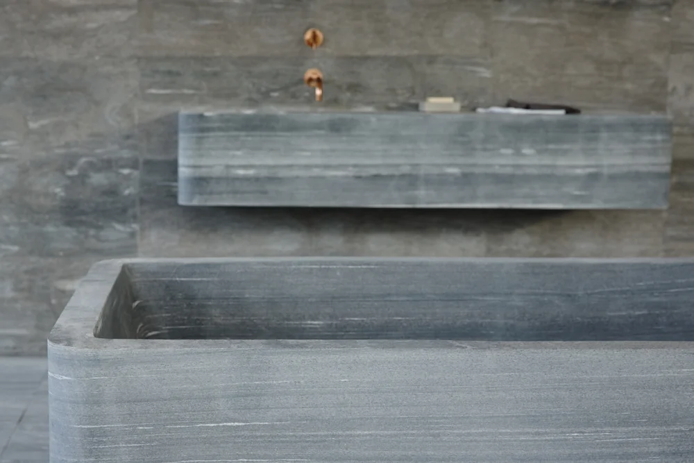 Jonas Lindvall’s stone bathroom embodies the beauty and possibilities ...