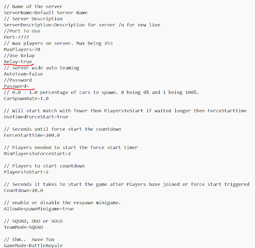 TABG Dedicated Server Guide — Landfall