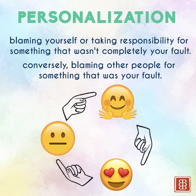 CBT with Emojis:10 Most Common Unhelpful Thinking Styles - BALANCE ...