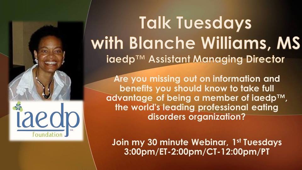 Feature Friday: Blanche Williams - BALANCE Eating Disorder Treatment ...