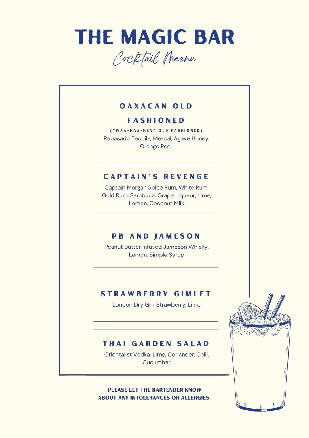 The Magic Bar Menu — Alexander Y: iPad Illusionist