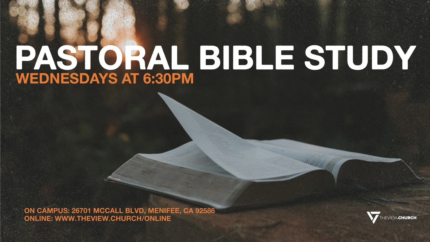 Bible Studies — The View Church | A Place for You