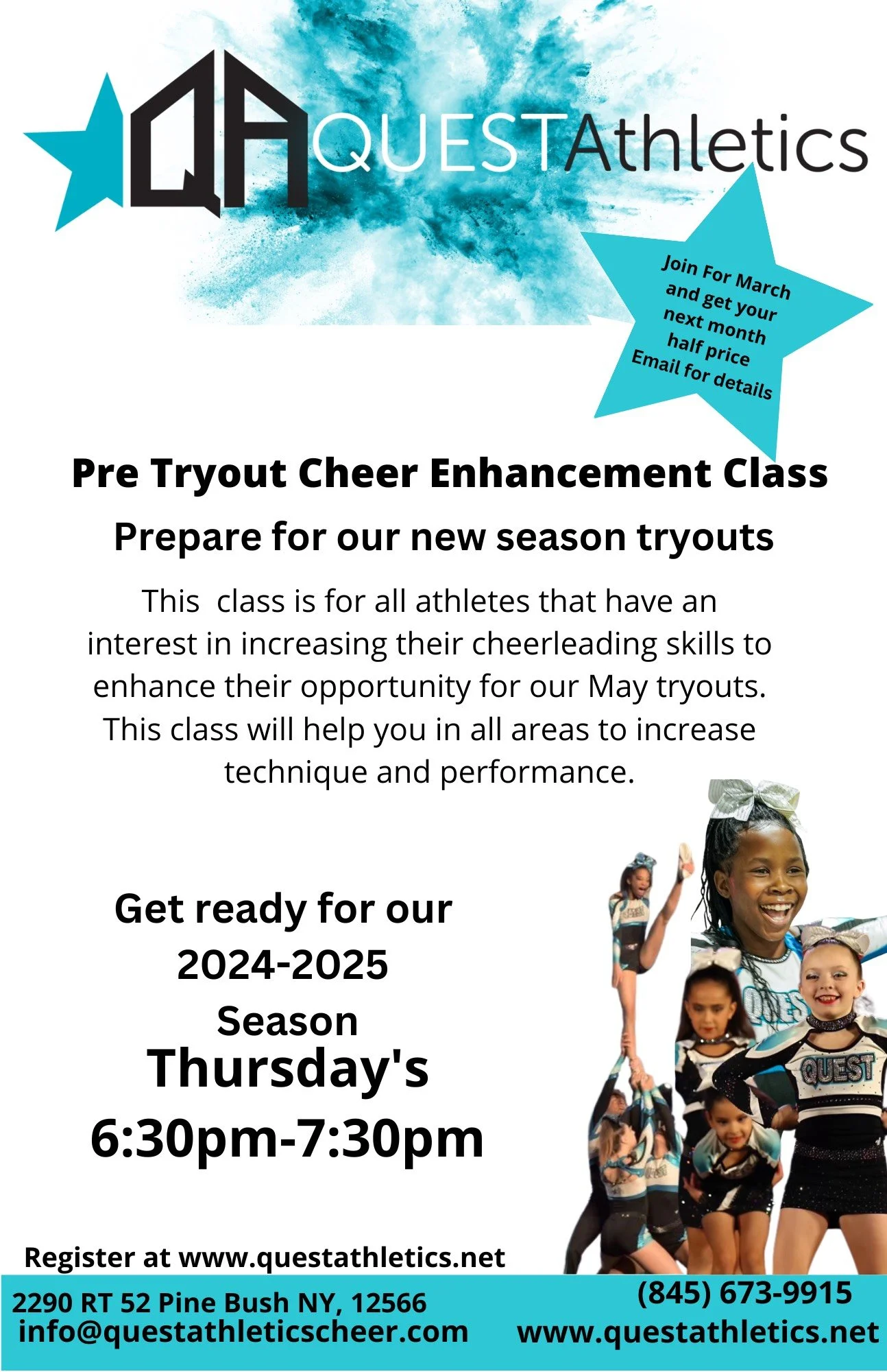 Cheer Fundamentals & Pre-Tryout Enhancement — Quest ...