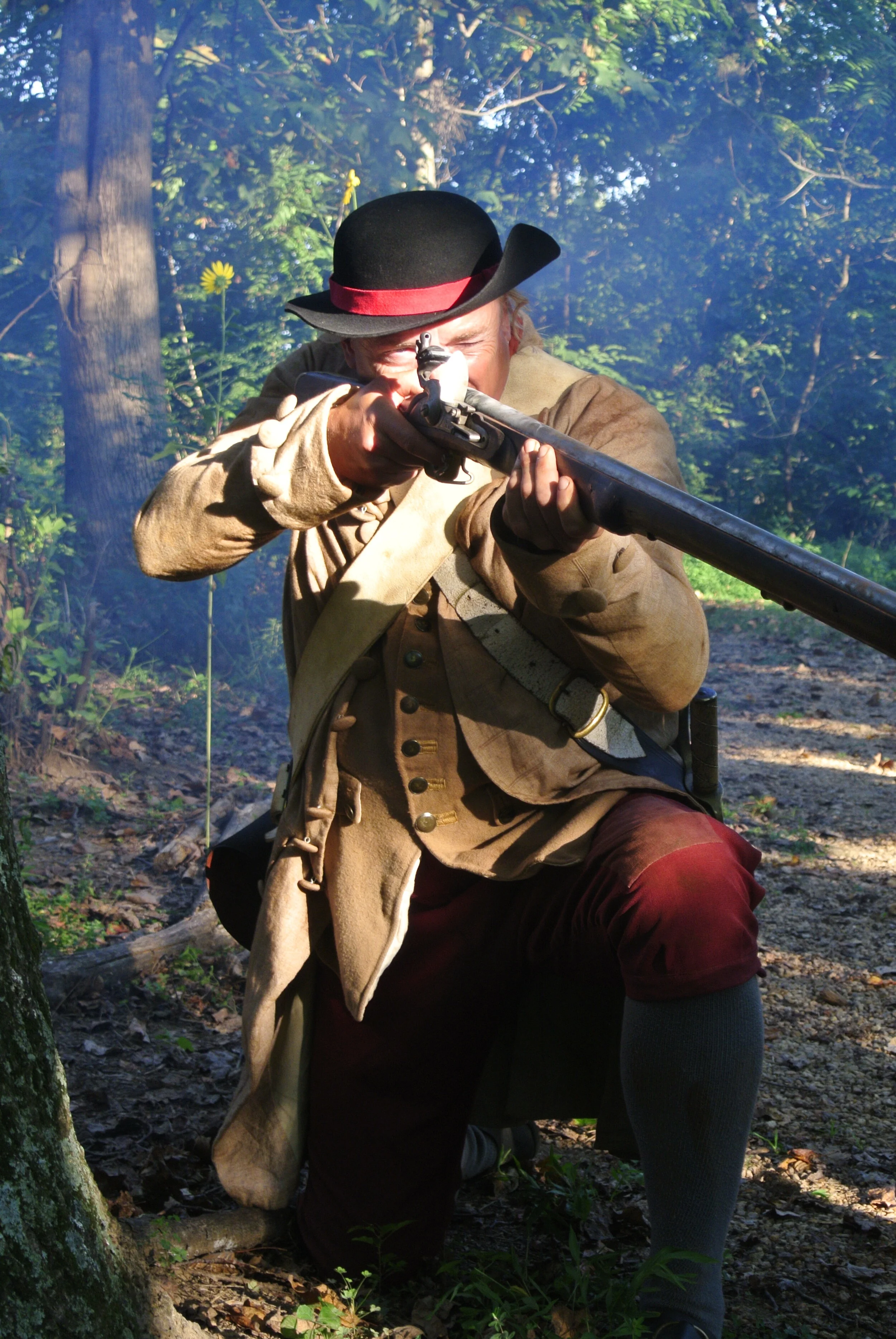 1750-1765 French & Indian War — Reenactment Stock Footage