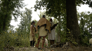 Early Native American Indians — Reenactment Stock Footage