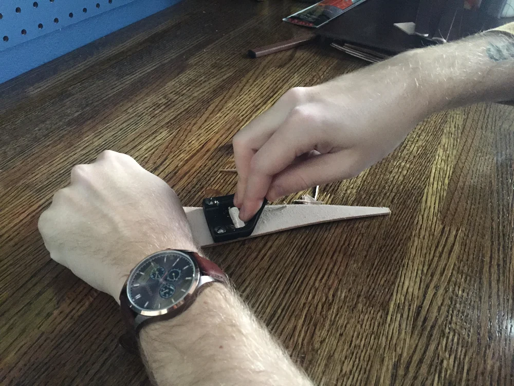 How to Use a Skiver — Gold Bark Leather