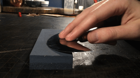 Sharpening your Head/Round Knife — Gold Bark Leather