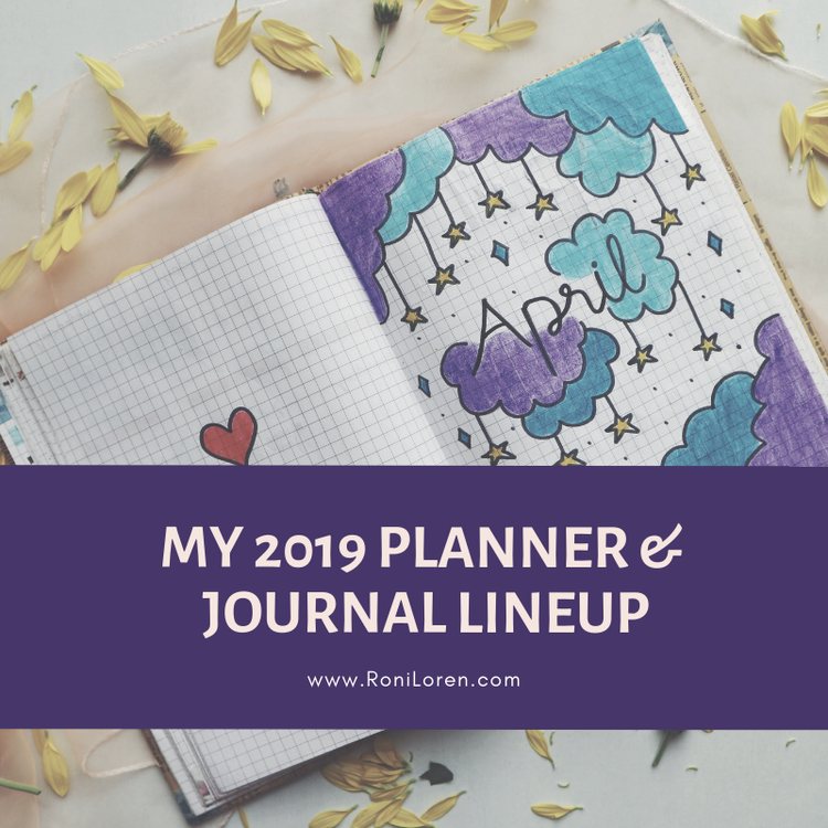My 2019 Planner and Journal Lineup — Roni Loren
