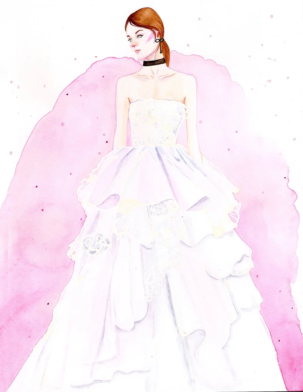 Bride Fashion Illustration