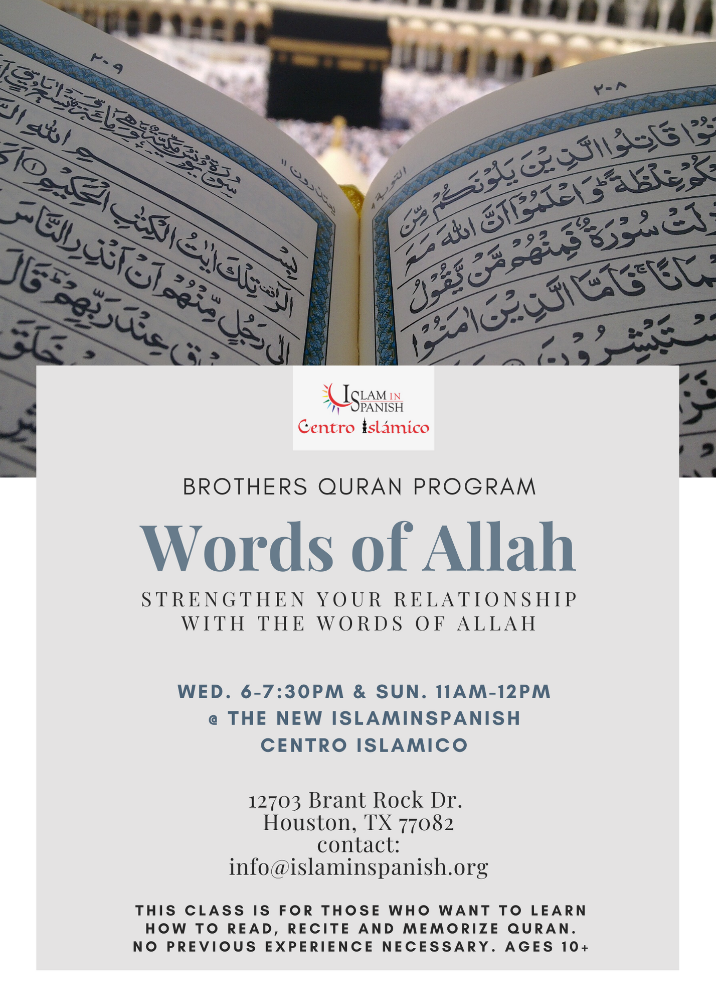 Words of Allah: Brothers Quran Program — IslamInSpanish