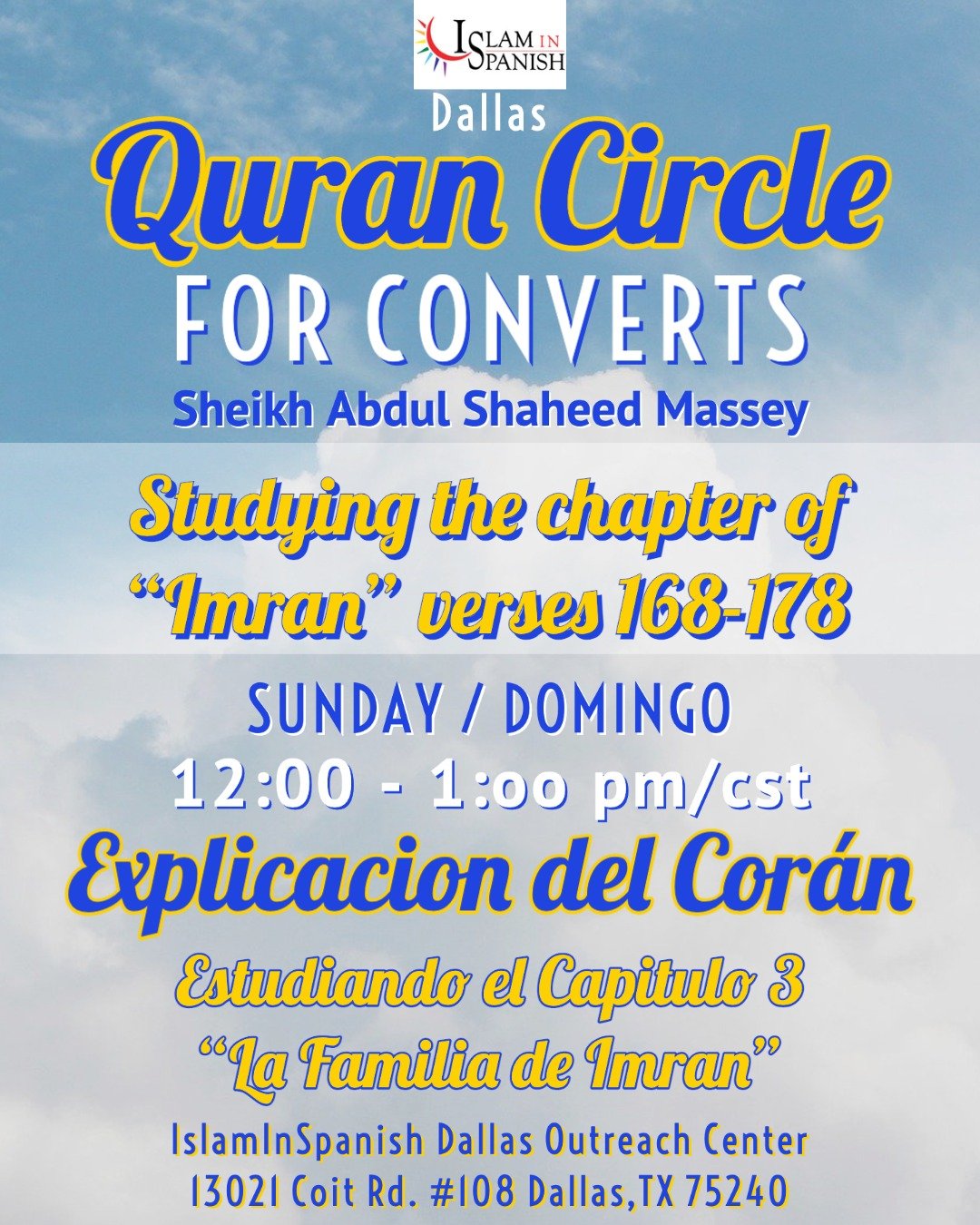 Quran Circle for Converts - Explicación del Corán — IslamInSpanish
