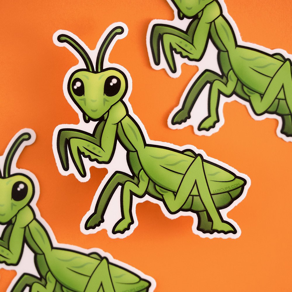 Cartoon Praying Mantis