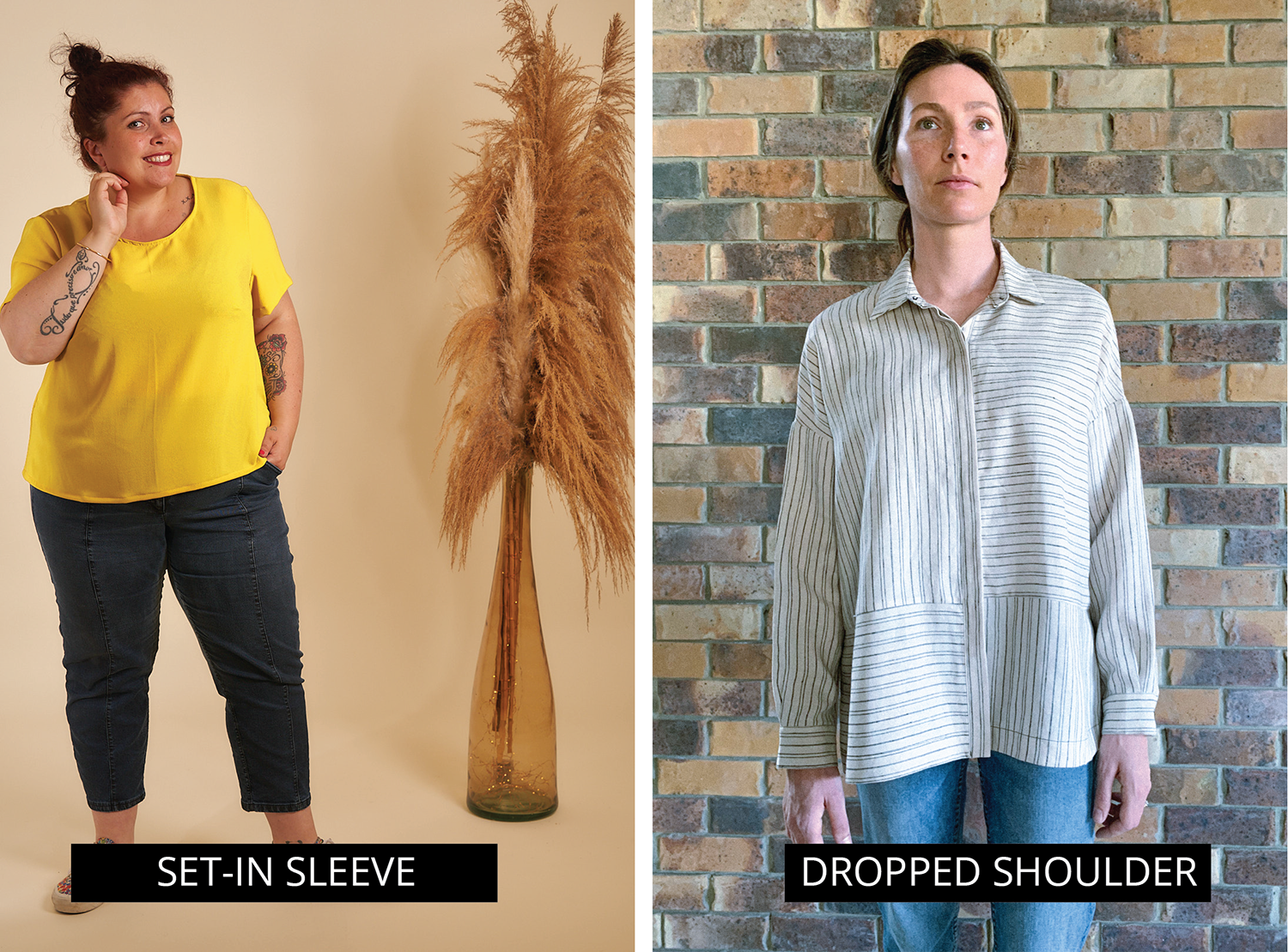 How to alter a dropped shoulder to set-in sleeve — In the Folds