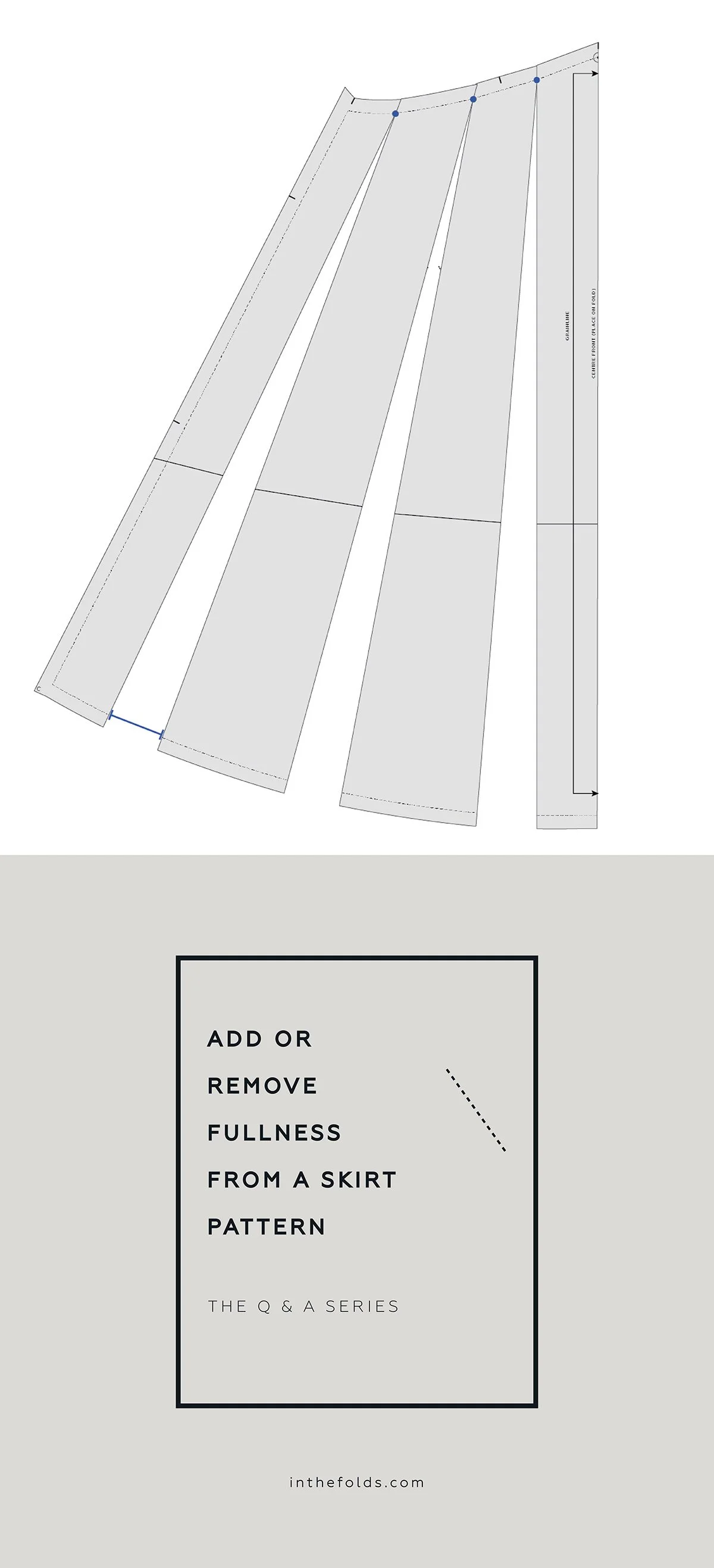 ISSUE 93 - Add to or remove fullness from a skirt pattern — In the Folds