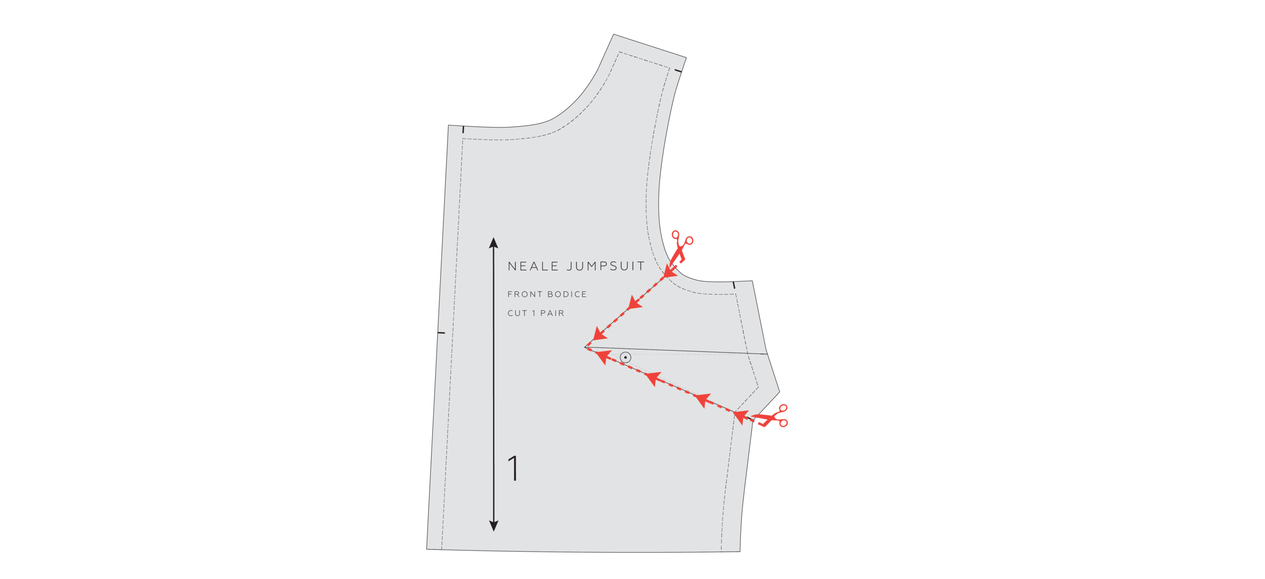 ISSUE 78 - Rotating a dart on a bodice — In the Folds
