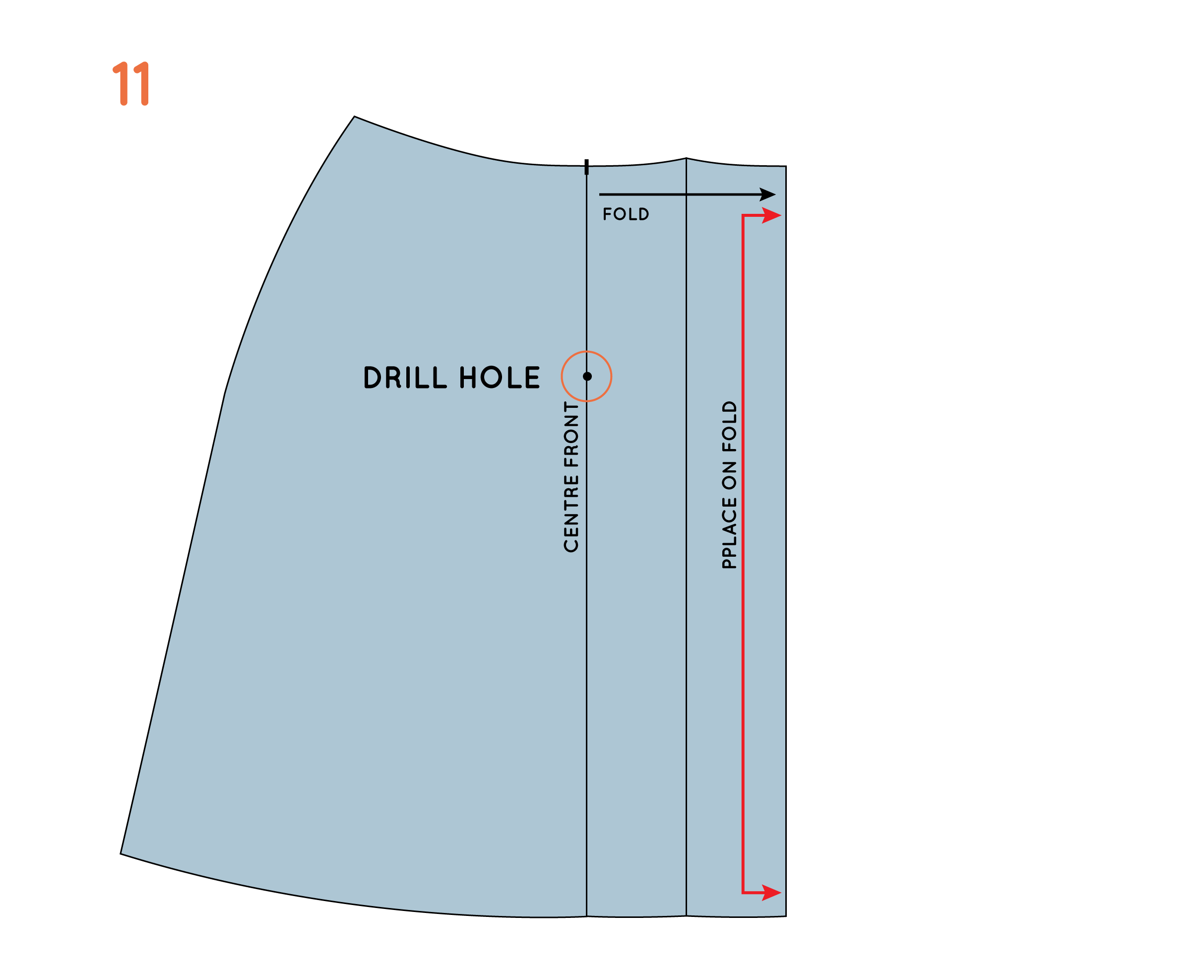 How to draft box pleats — In the Folds
