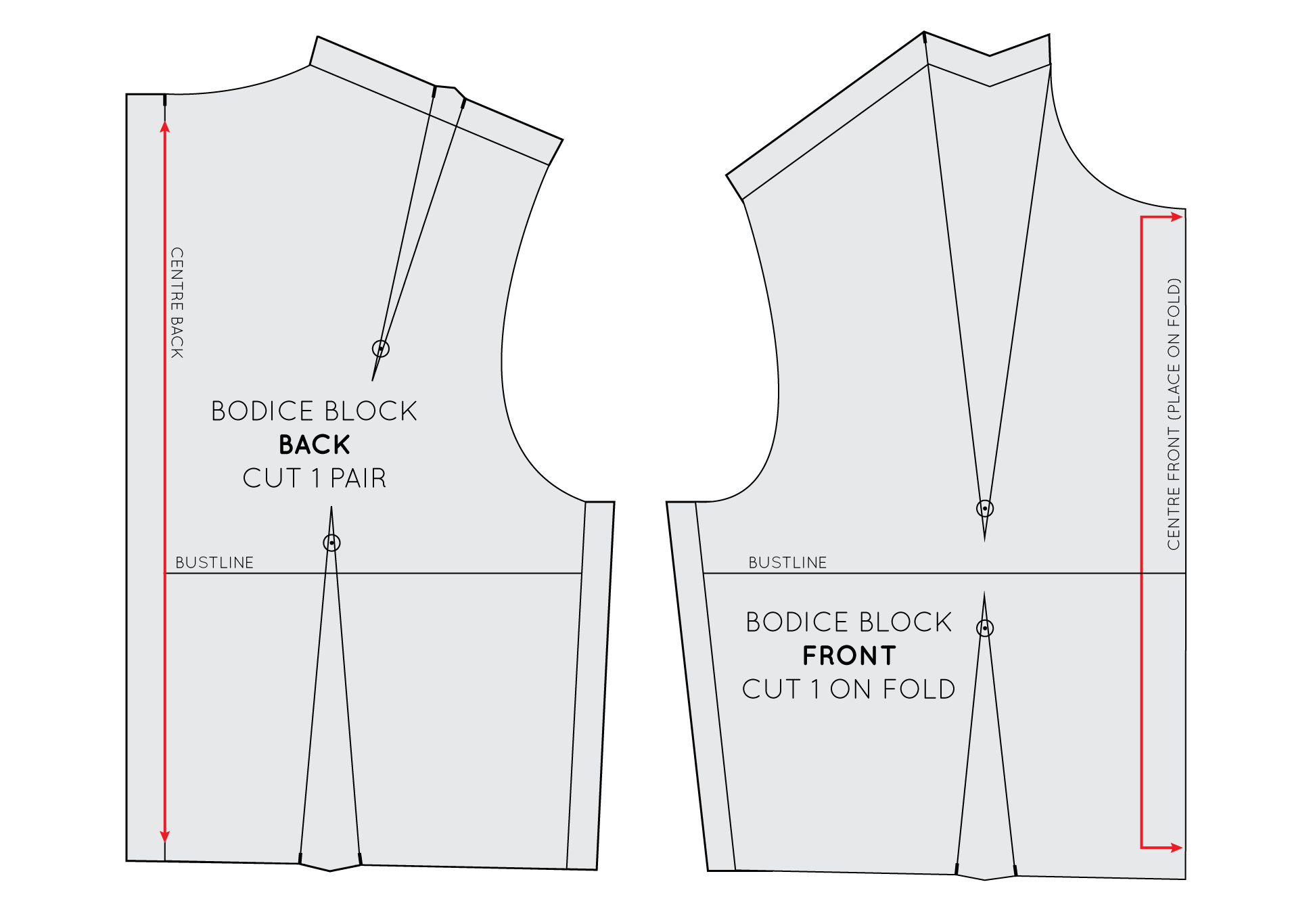 How To Draft A Bodice Block In The Folds