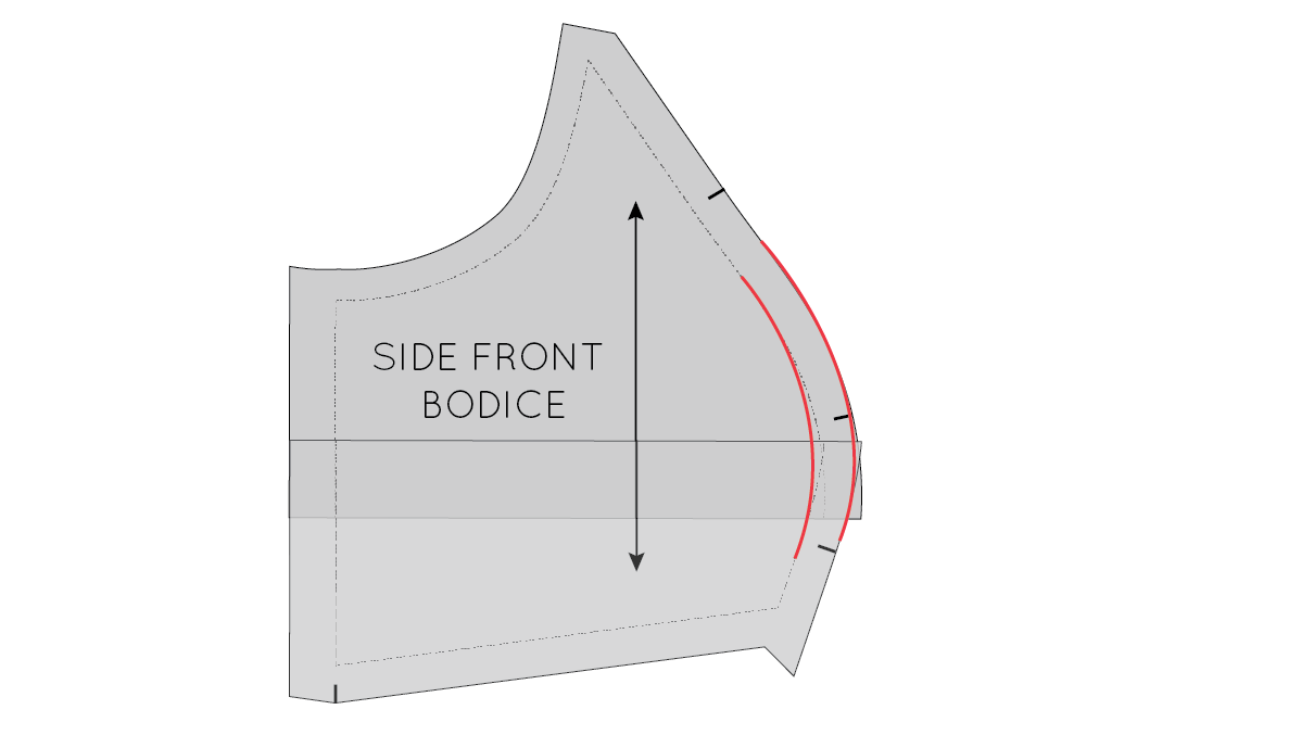 The Acton sew-along : Shorten the bodice (below the bust) — In the Folds