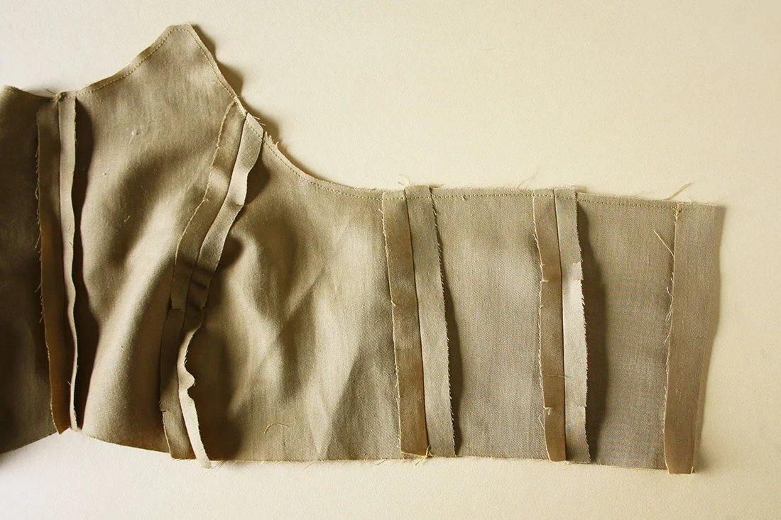 The Acton sew-along : Attaching the bodice lining — In the Folds