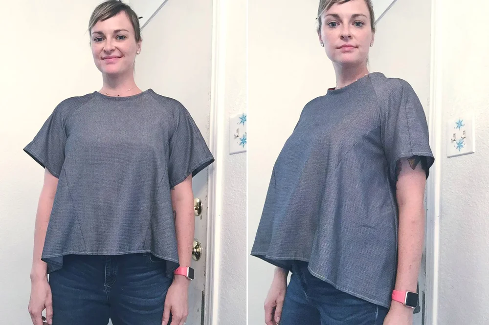 The Collins Top Sew-along : Tester Round-up — In the Folds