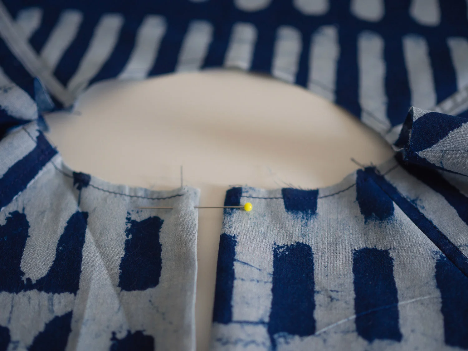 How to sew a hand-stitched button loop — In the Folds