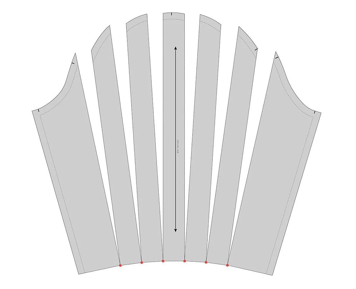 ISSUE 27 - Adding and removing fullness from a sleeve cap — In the Folds
